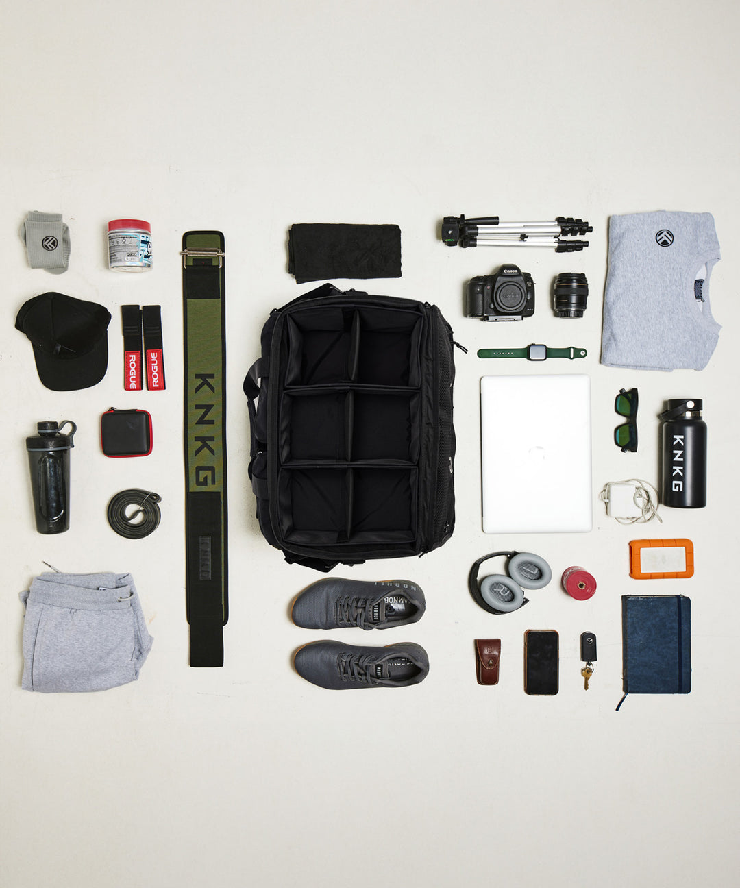 CONQUER Gym Duffel - Customizable Organization | KNKG