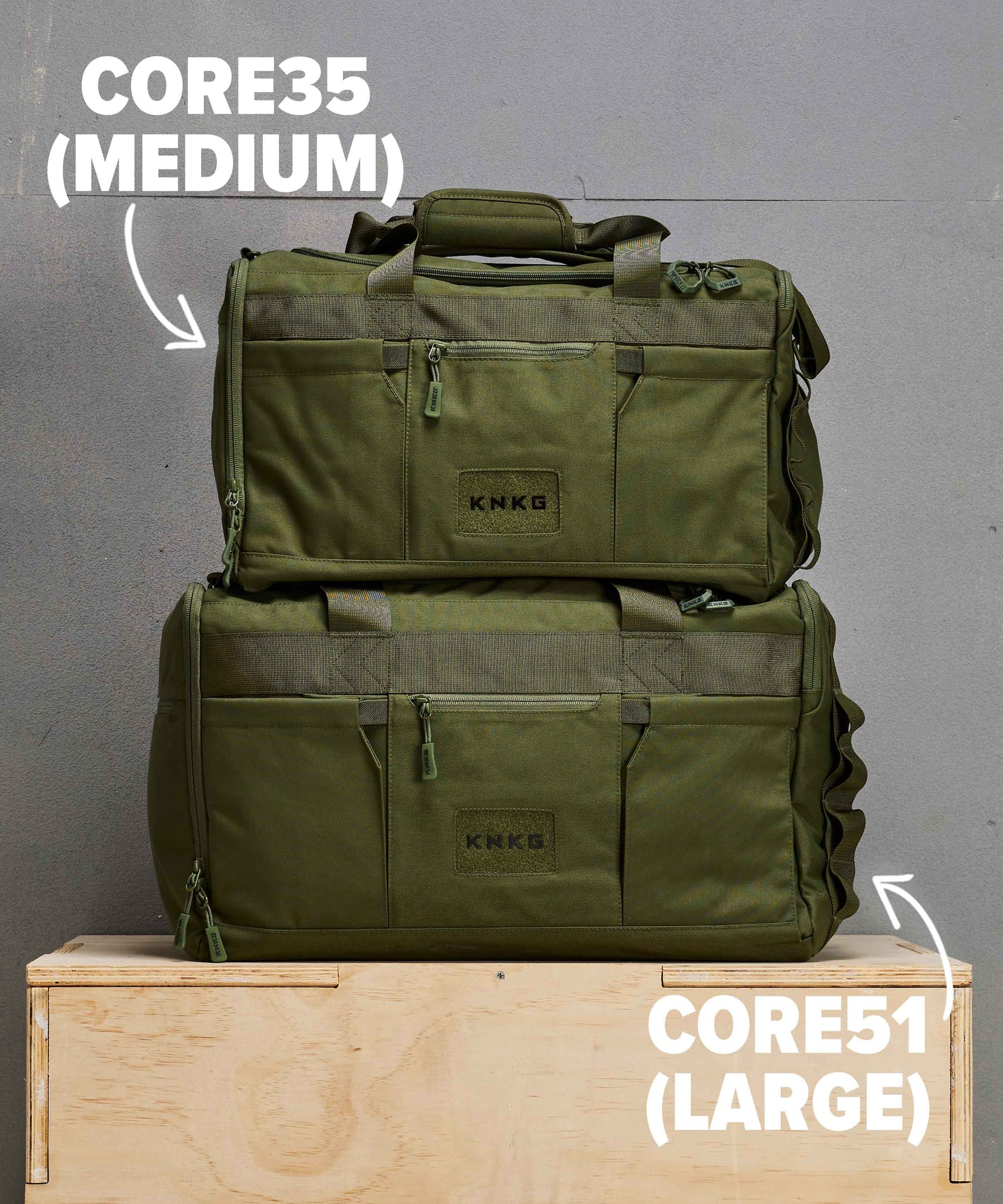 CORE Duffel - Large Gym Bag with Lifting Belt Storage | KNKG